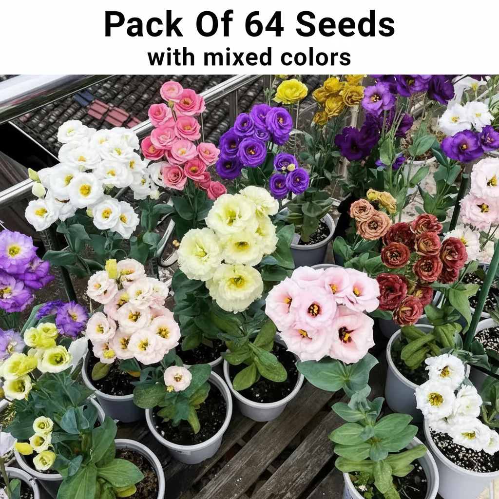 Lisianthus Grandiflorum Rose Seeds – Fixx It