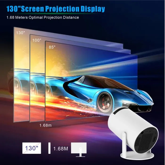 Smart Home Projector, 2.4/5G WiFi, 360° 4K HD LED – Fixx It